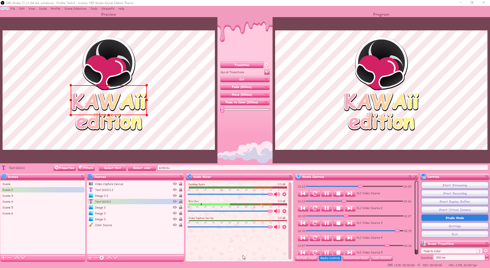 OBS主题_OBS直播推流软件中文站 Open Broadcaster Software OBS官网下载